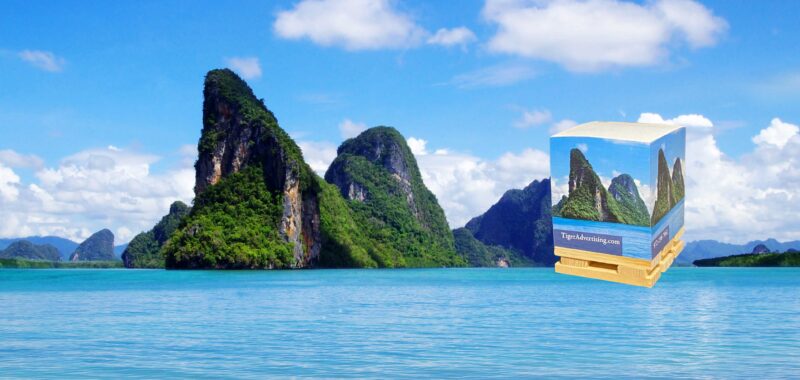 Custom Post-it note cubes – customize memo cubes - Tiger Advertising