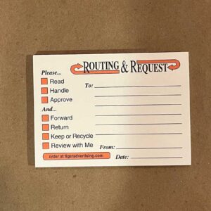 Routing Request - Tiger Advertising